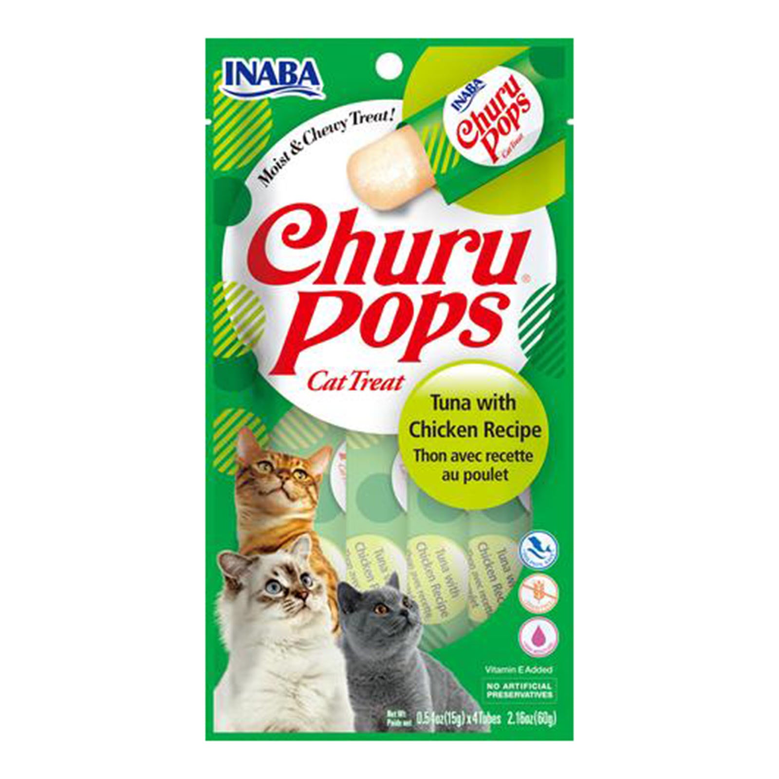INABA Churu Pops Tuna with Chicken Recipe – PETQuarters