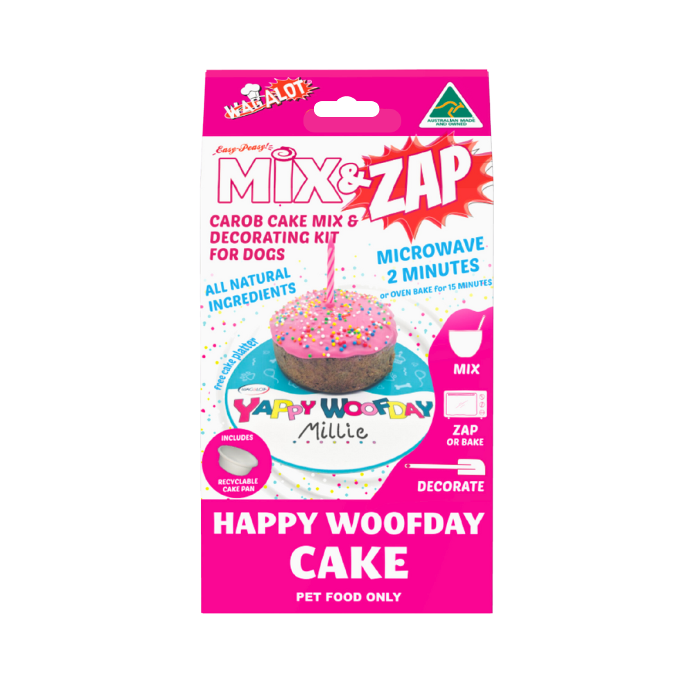 Mix and Zap Happy Woofday Cake Kit – PETQuarters