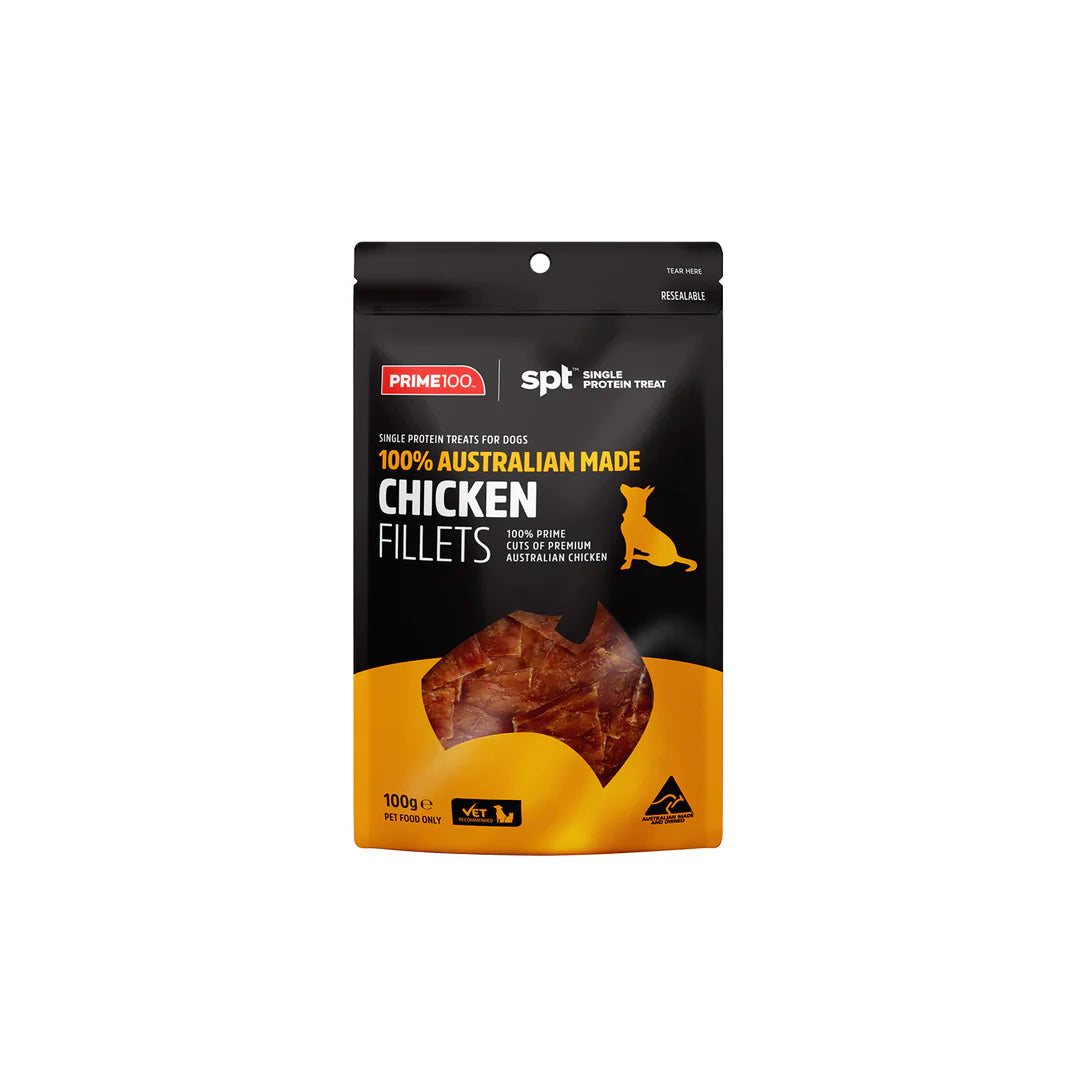 Prime100 SPT Chicken Fillets Treat 100g – PETQuarters